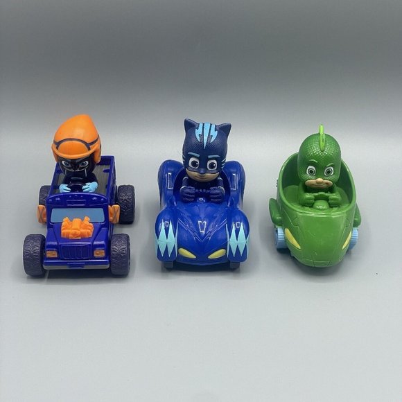 Just Play | Toys | Pj Masks Mini Vehicles Racers Gekko Catboy Night ...